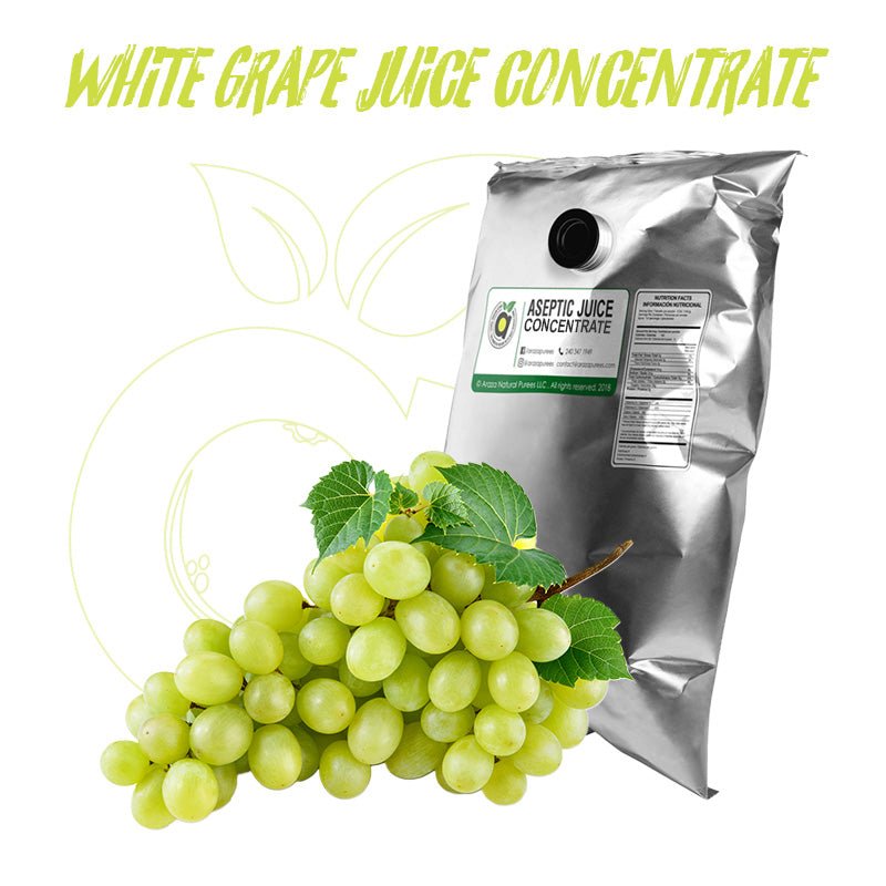 Aseptic White Grape Juice Concentrate 65 Brix (Clarified) – Araza Natural Purees